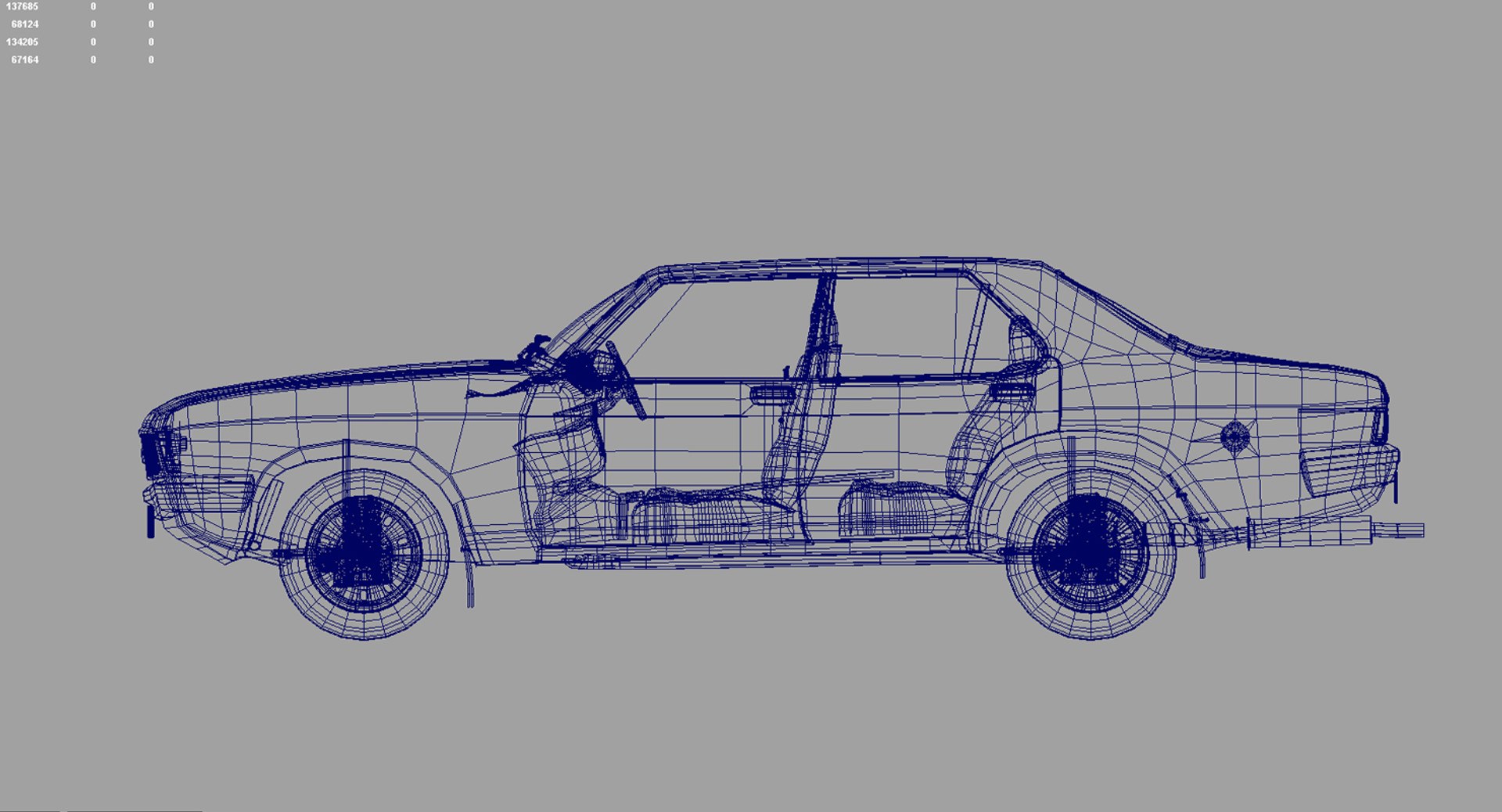 3D Contessa Car Model - TurboSquid 1540495