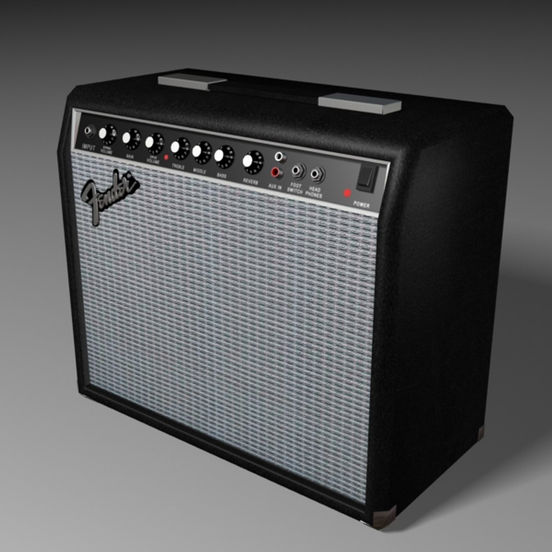 3d Model Guitar Amplifier