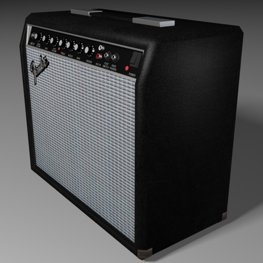 3d Model Guitar Amplifier