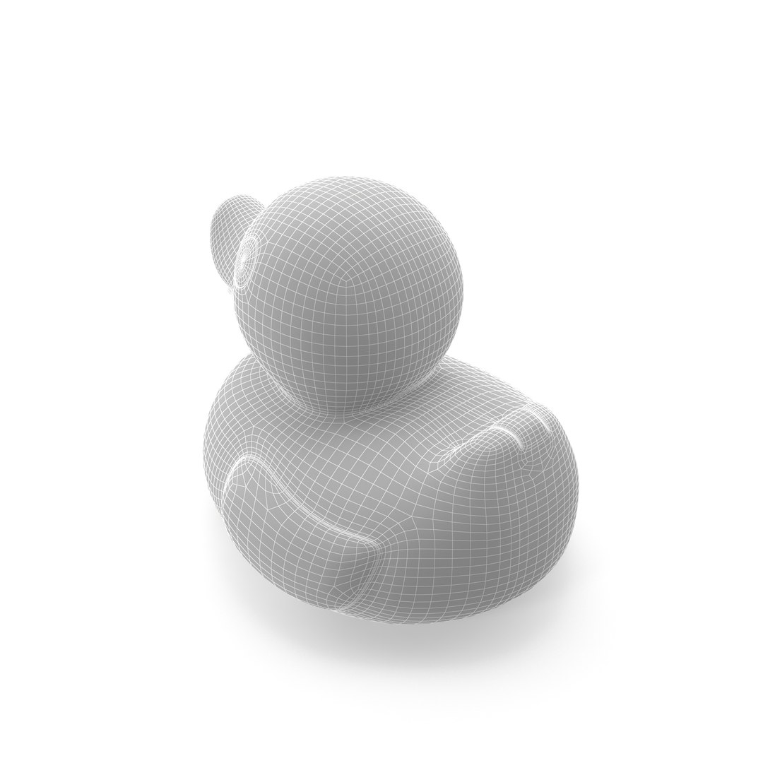 3d model rubber duck