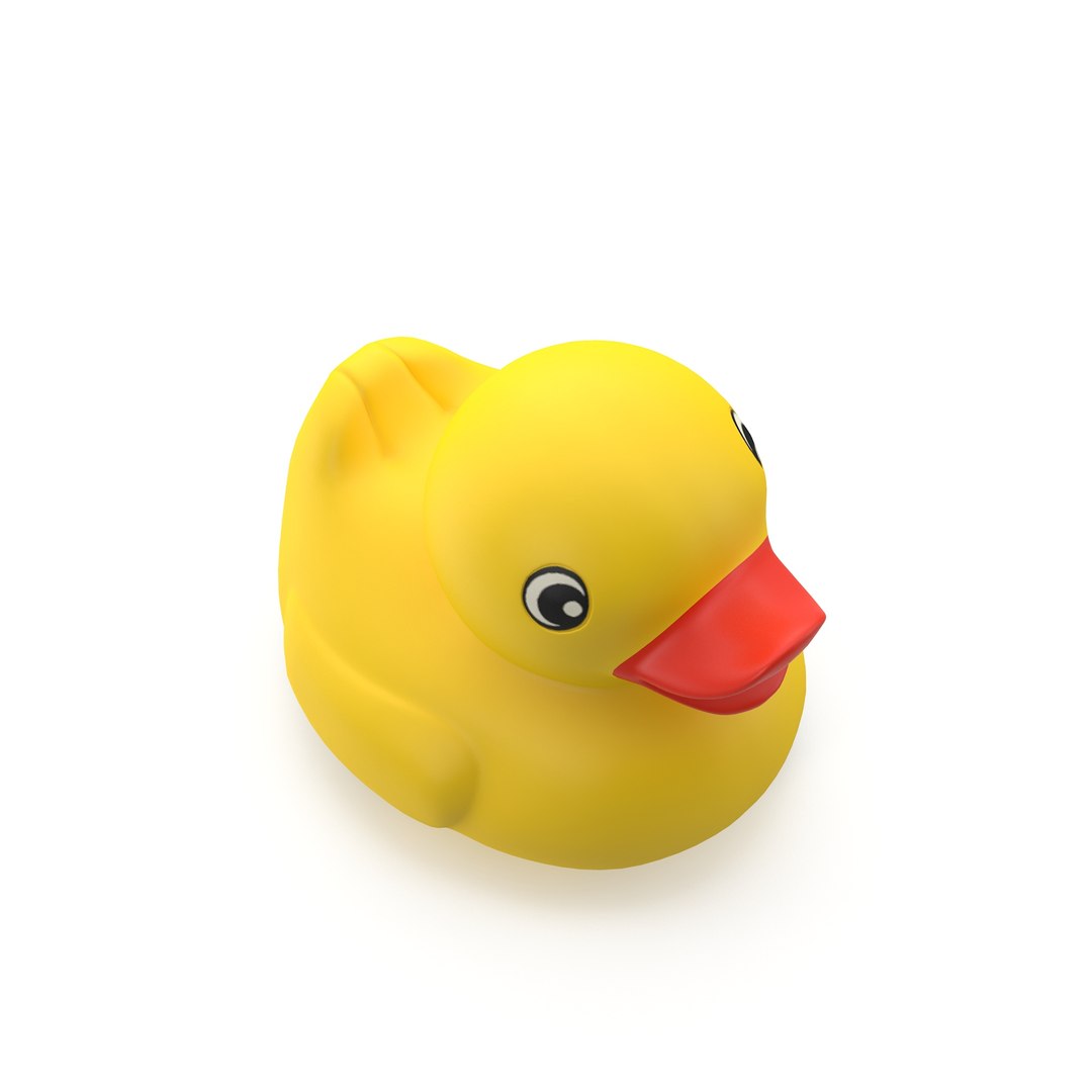3d model rubber duck