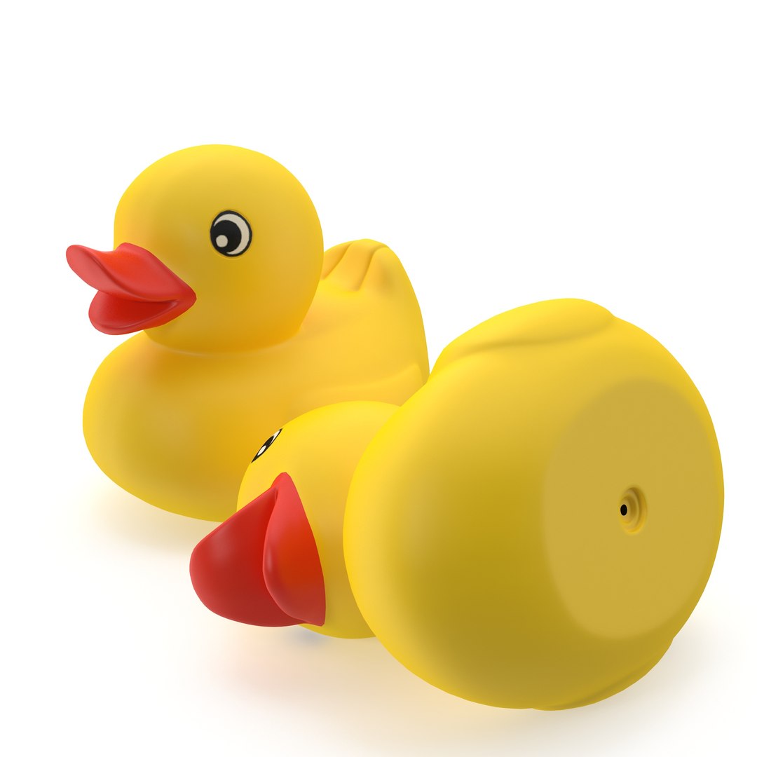 3d model rubber duck