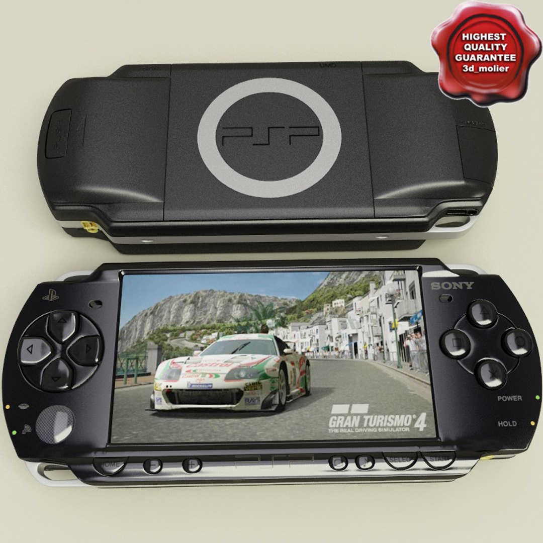 sony psp 3d model