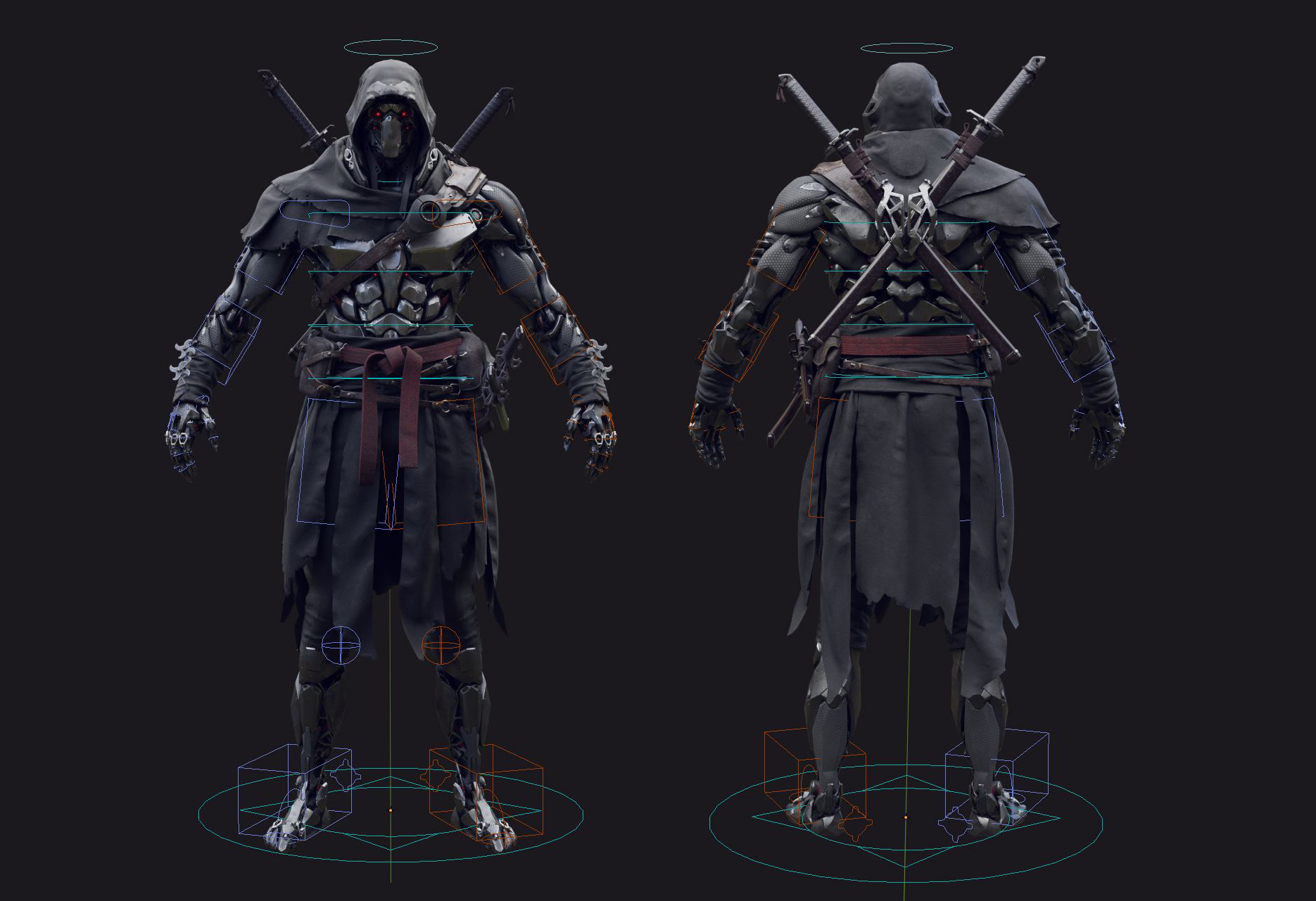 Special ninja robot 3D model - TurboSquid 1440294