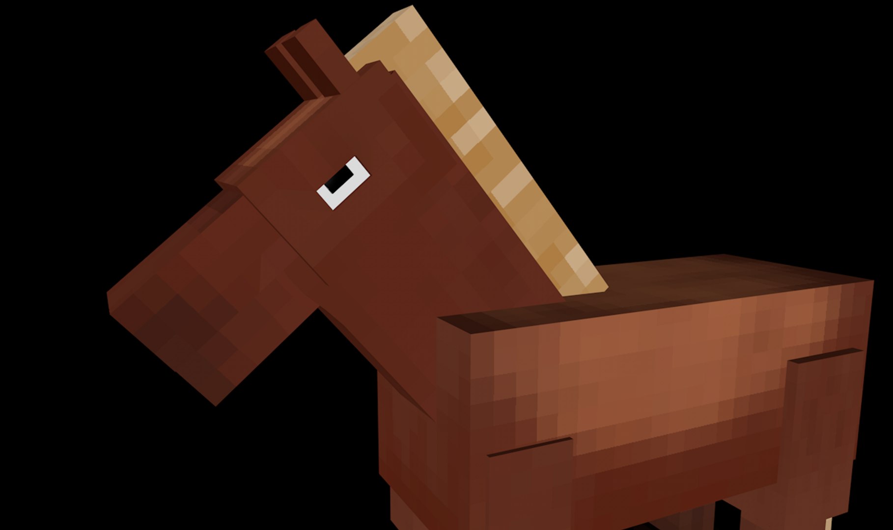 horse rig 3d c4d