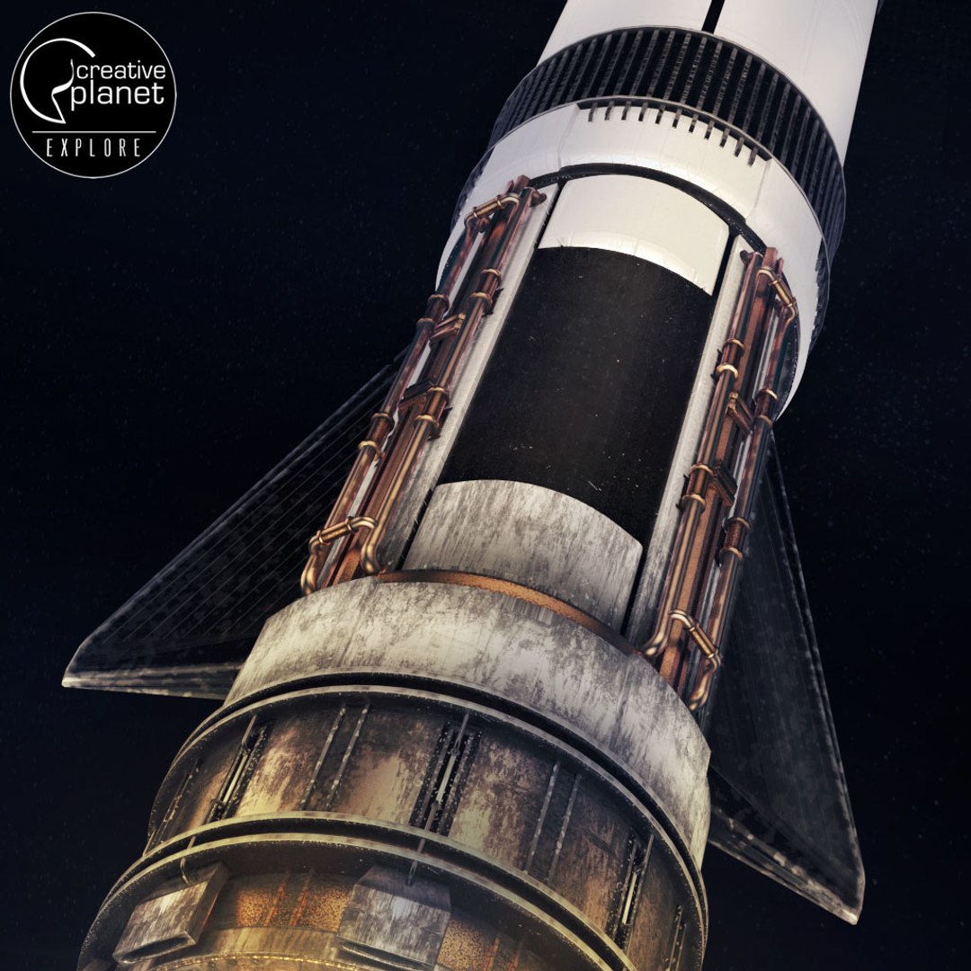 Space Sci-fi Rocket Ship 3D Model - TurboSquid 1278619