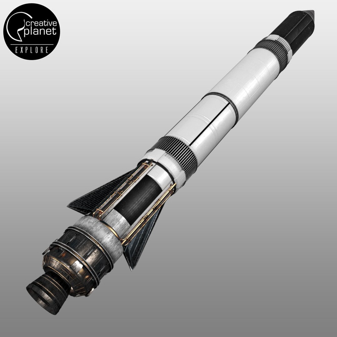 Space Sci-fi Rocket Ship 3D Model - TurboSquid 1278619
