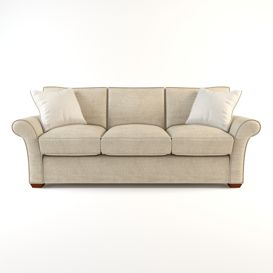 3d sofa modeled model