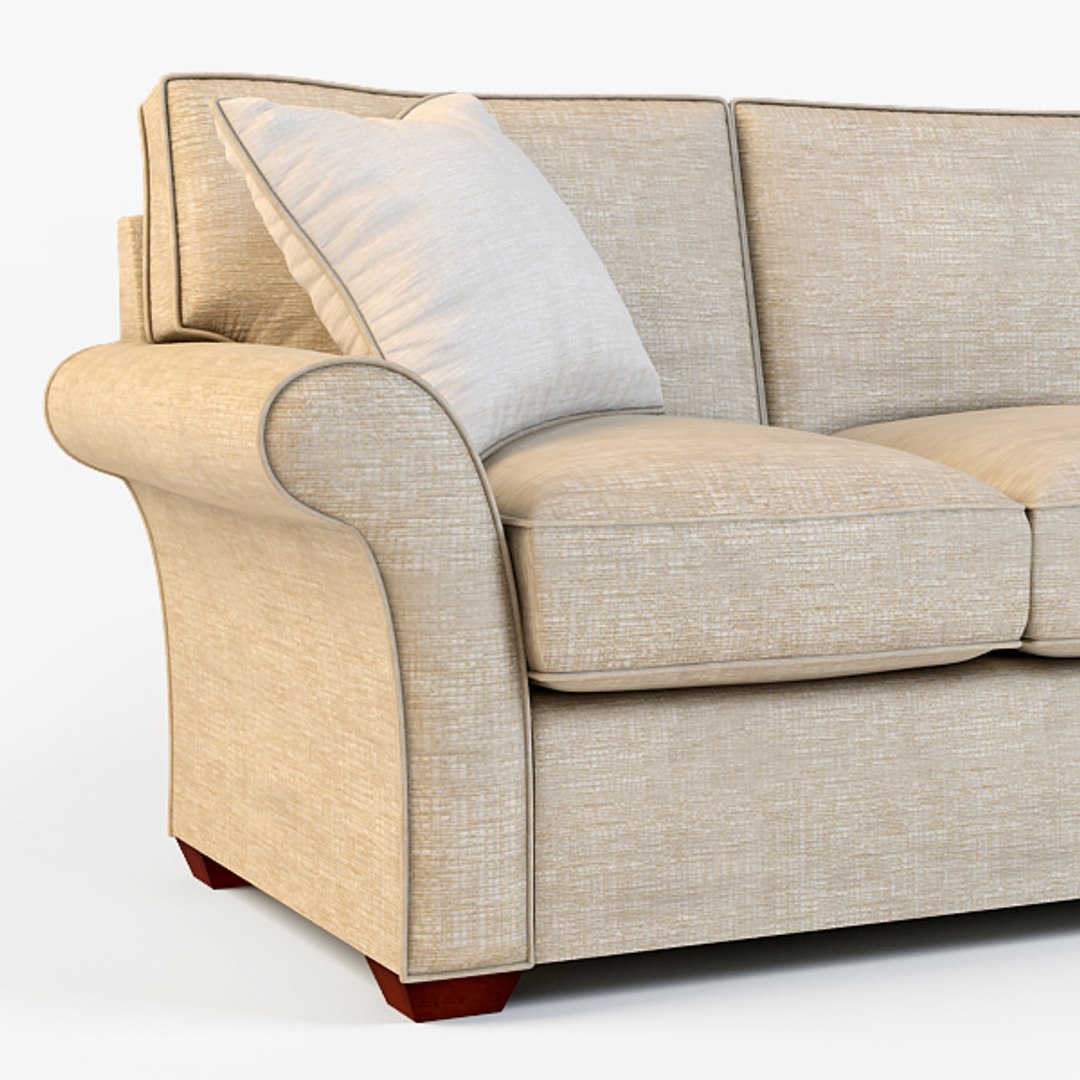 3d Sofa Modeled Model