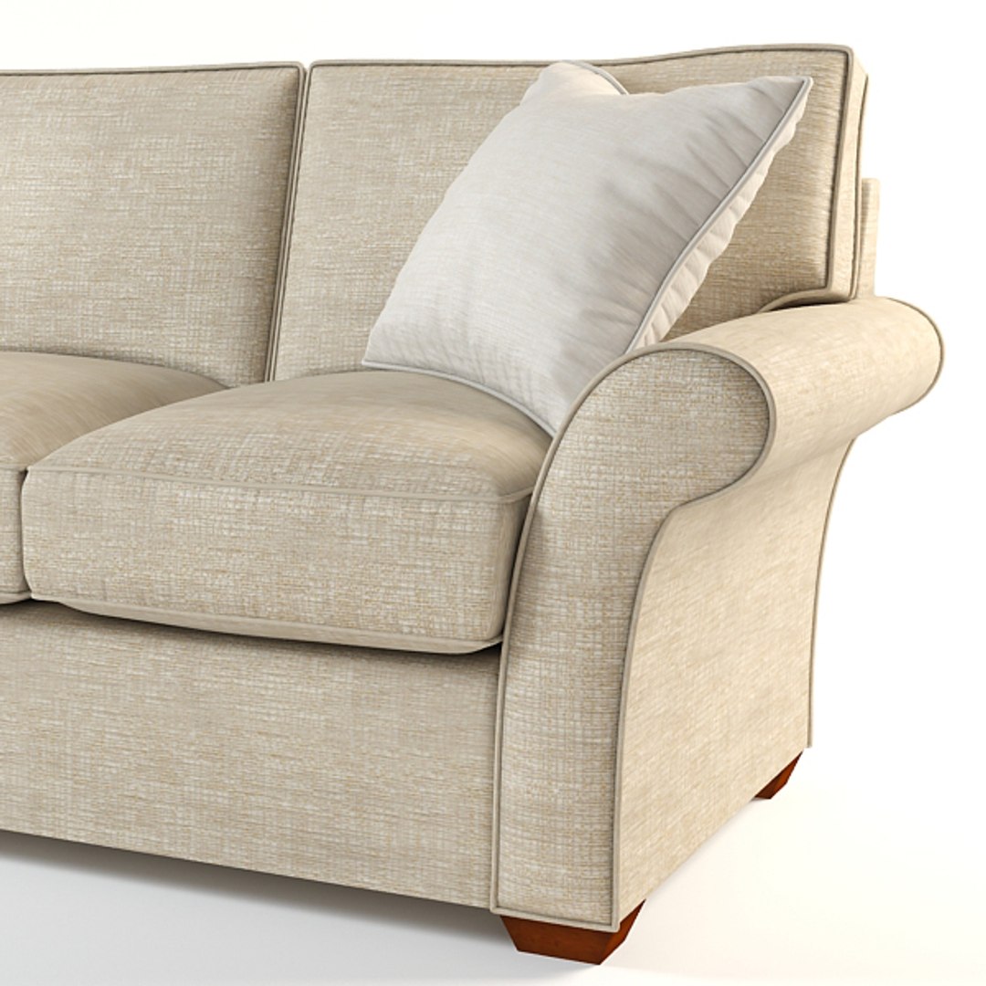 3d Sofa Modeled Model