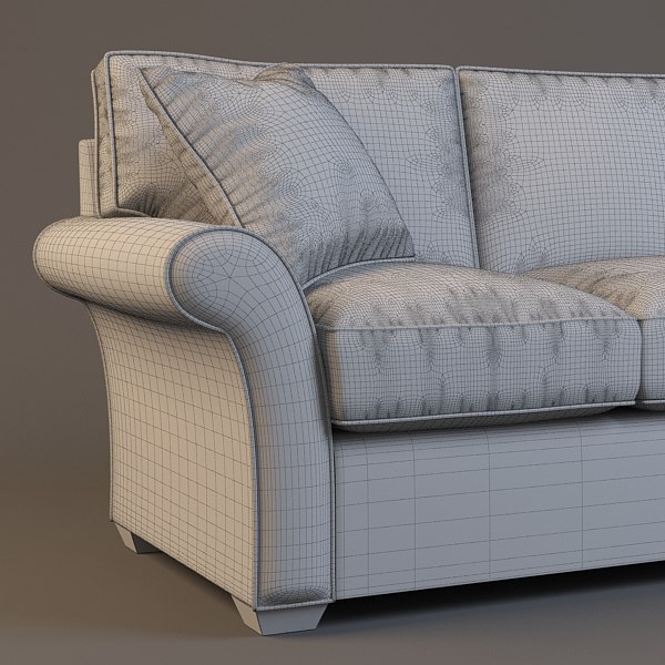3d sofa modeled model
