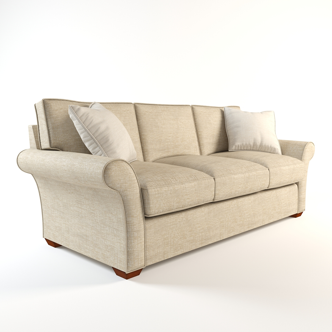 3d sofa modeled model