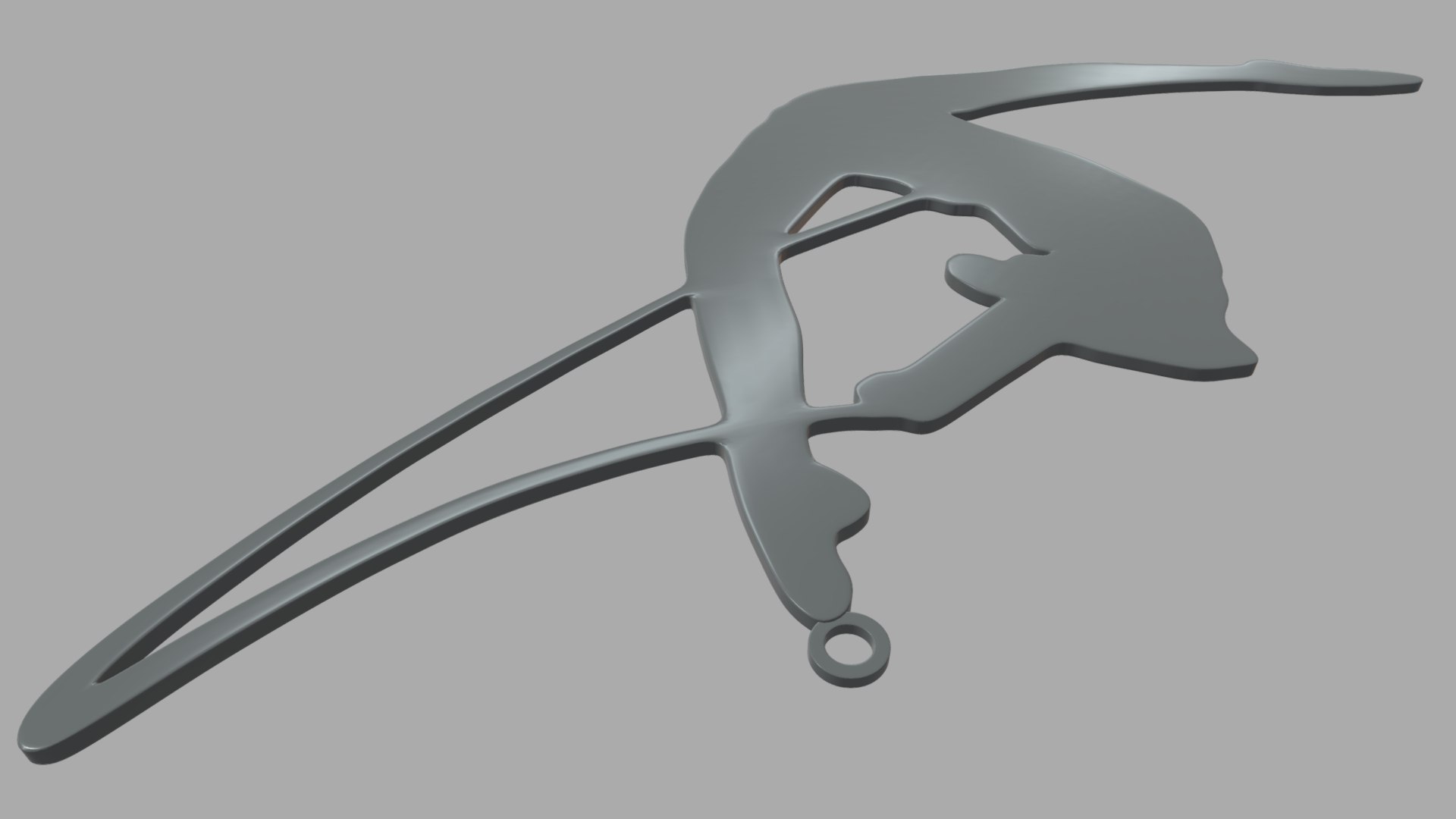 Rhythmic Gymnastics Key Ring Chain 01 3D Model - TurboSquid 1986700