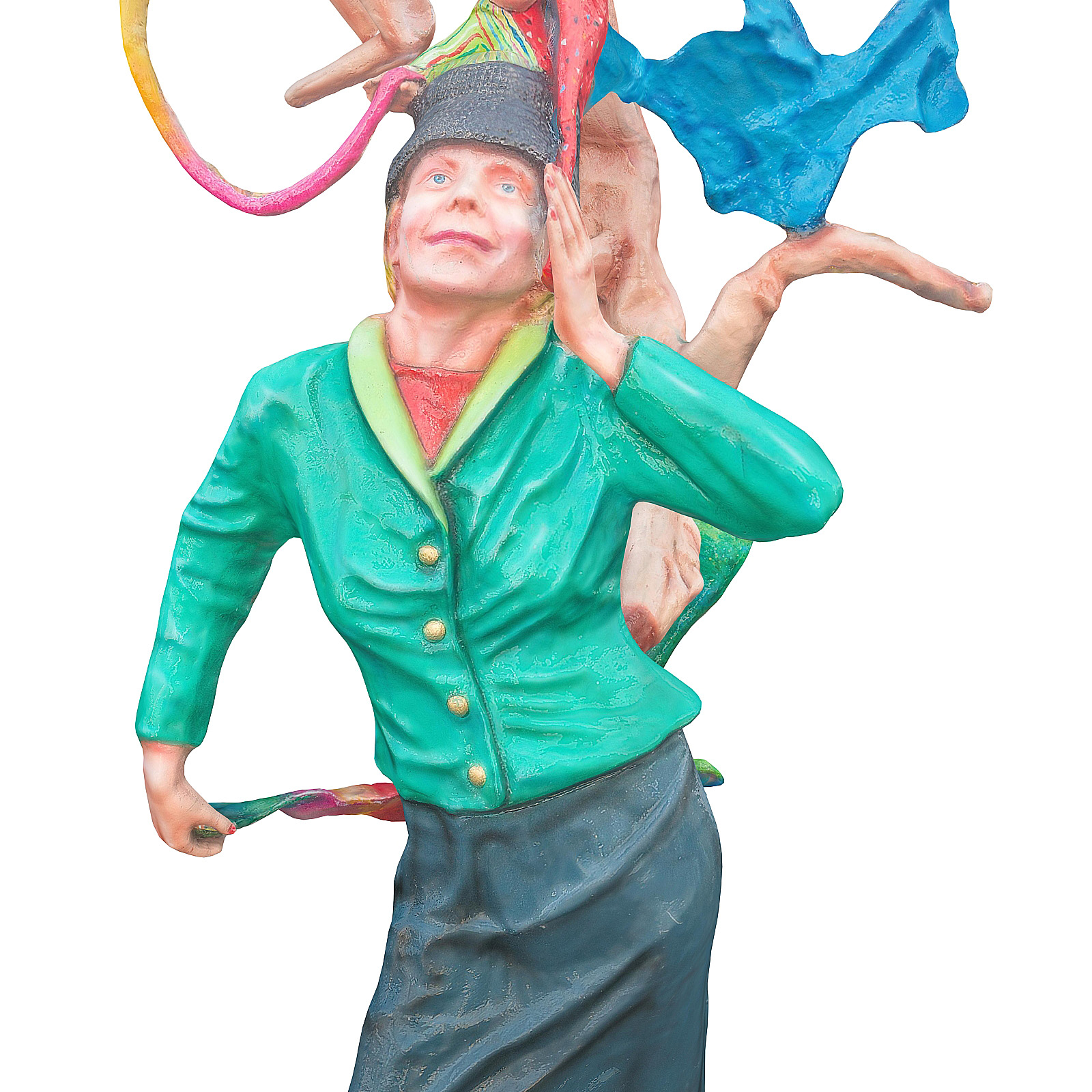 psychedelic sculpture lunapark 3d model