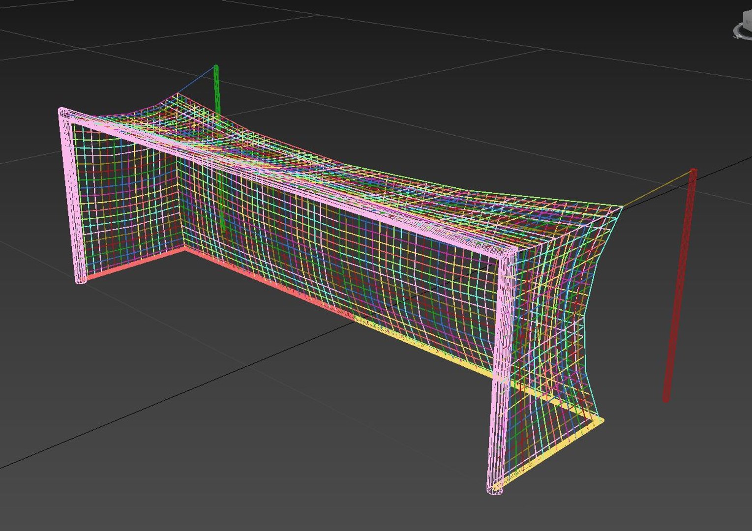 3D Soccer Goal - TurboSquid 1401341