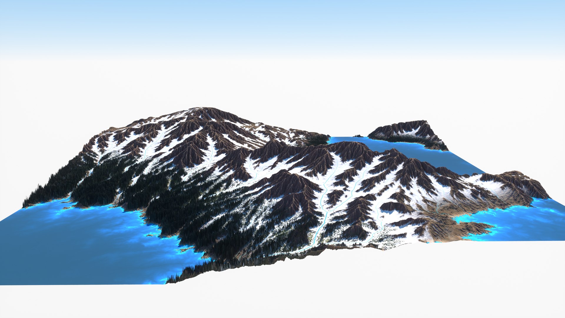 3D Model Hero Mountain - TurboSquid 2156138