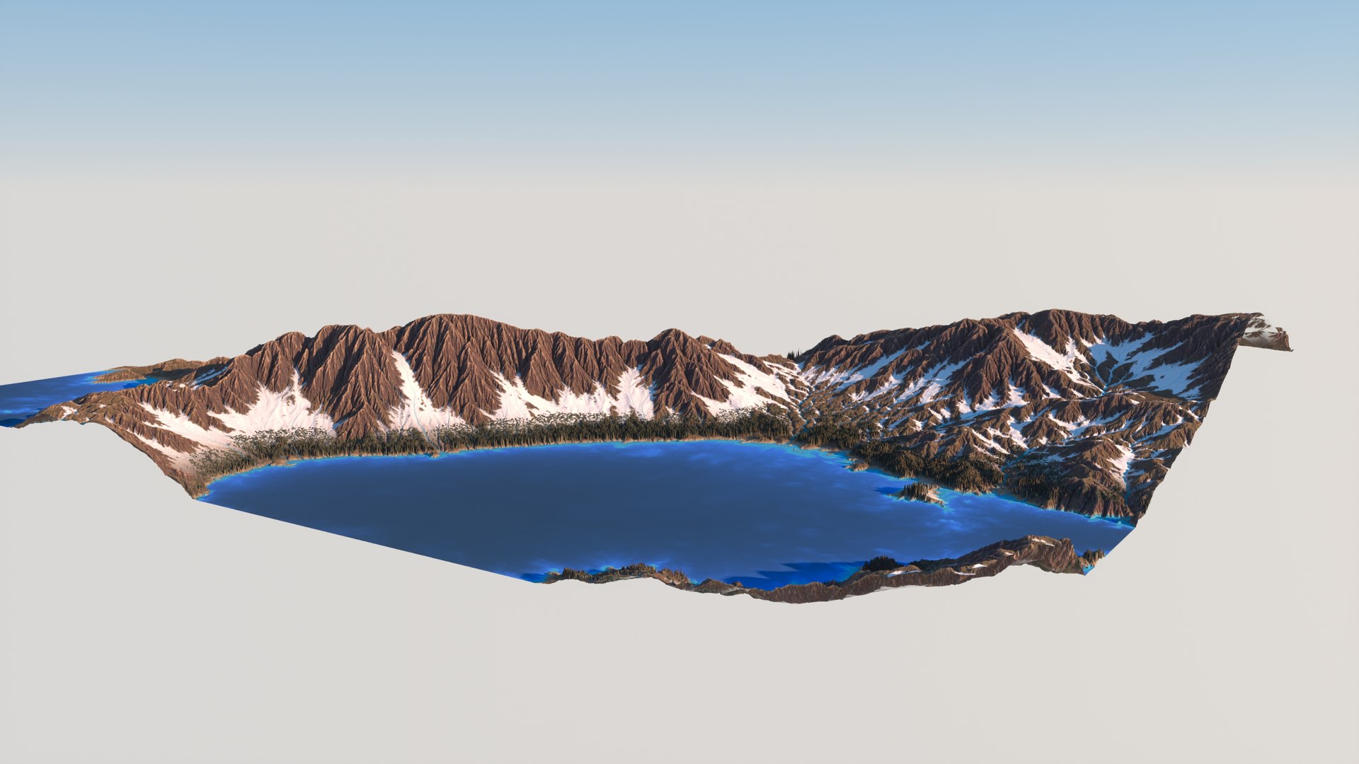 3D Model Hero Mountain - TurboSquid 2156138