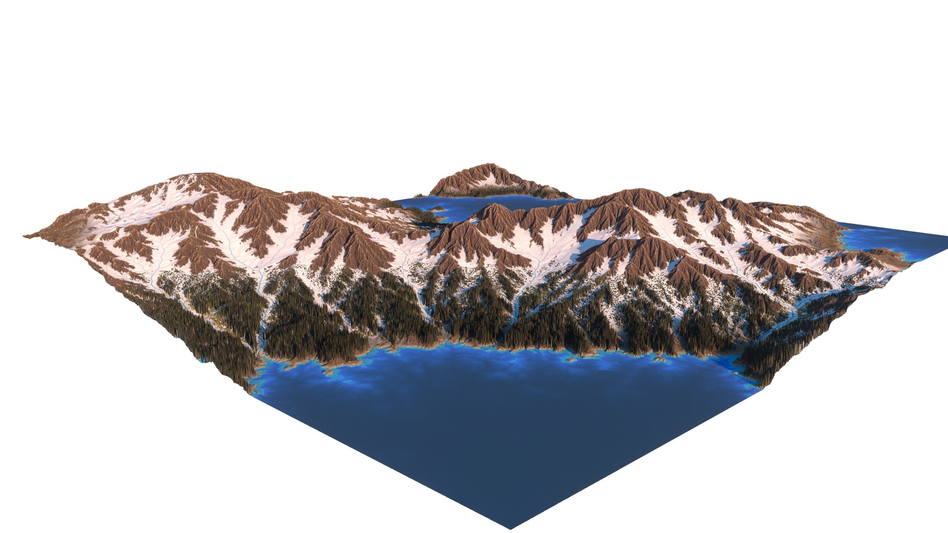 3D Model Hero Mountain - TurboSquid 2156138