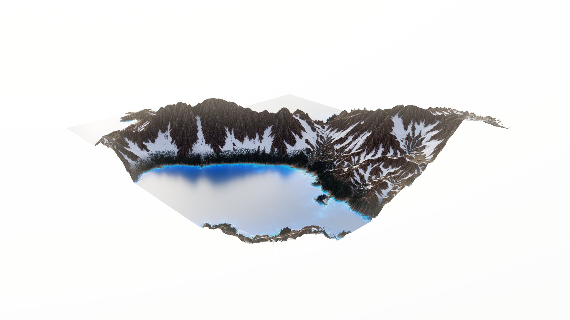 3D Model Hero Mountain - TurboSquid 2156138