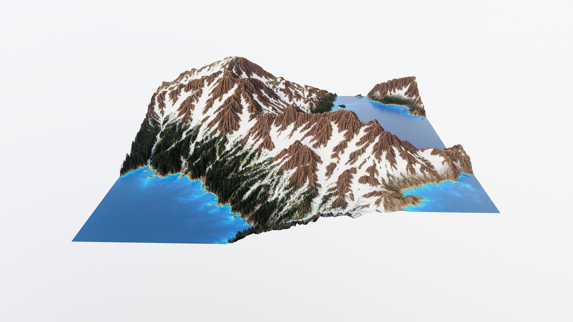 3D Model Hero Mountain - TurboSquid 2156138