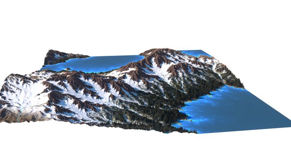 Mountain Range Blender Models for Download | TurboSquid