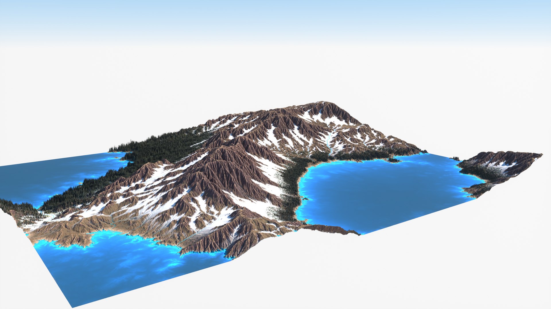 3D Model Hero Mountain - TurboSquid 2156138