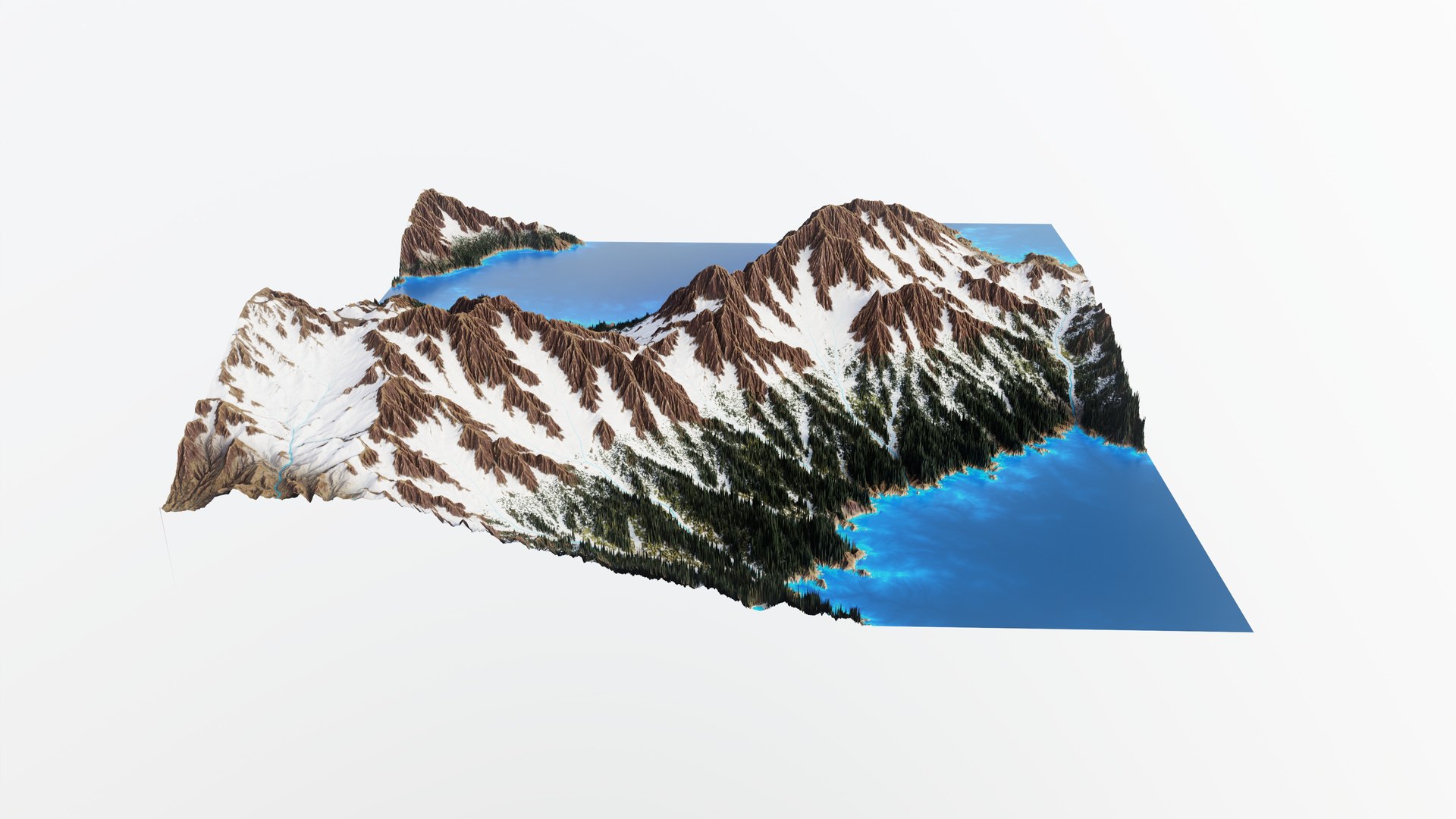 3D Model Hero Mountain - TurboSquid 2156138