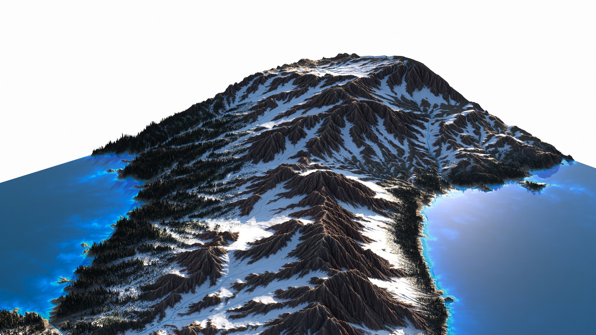 3D Model Hero Mountain - TurboSquid 2156138