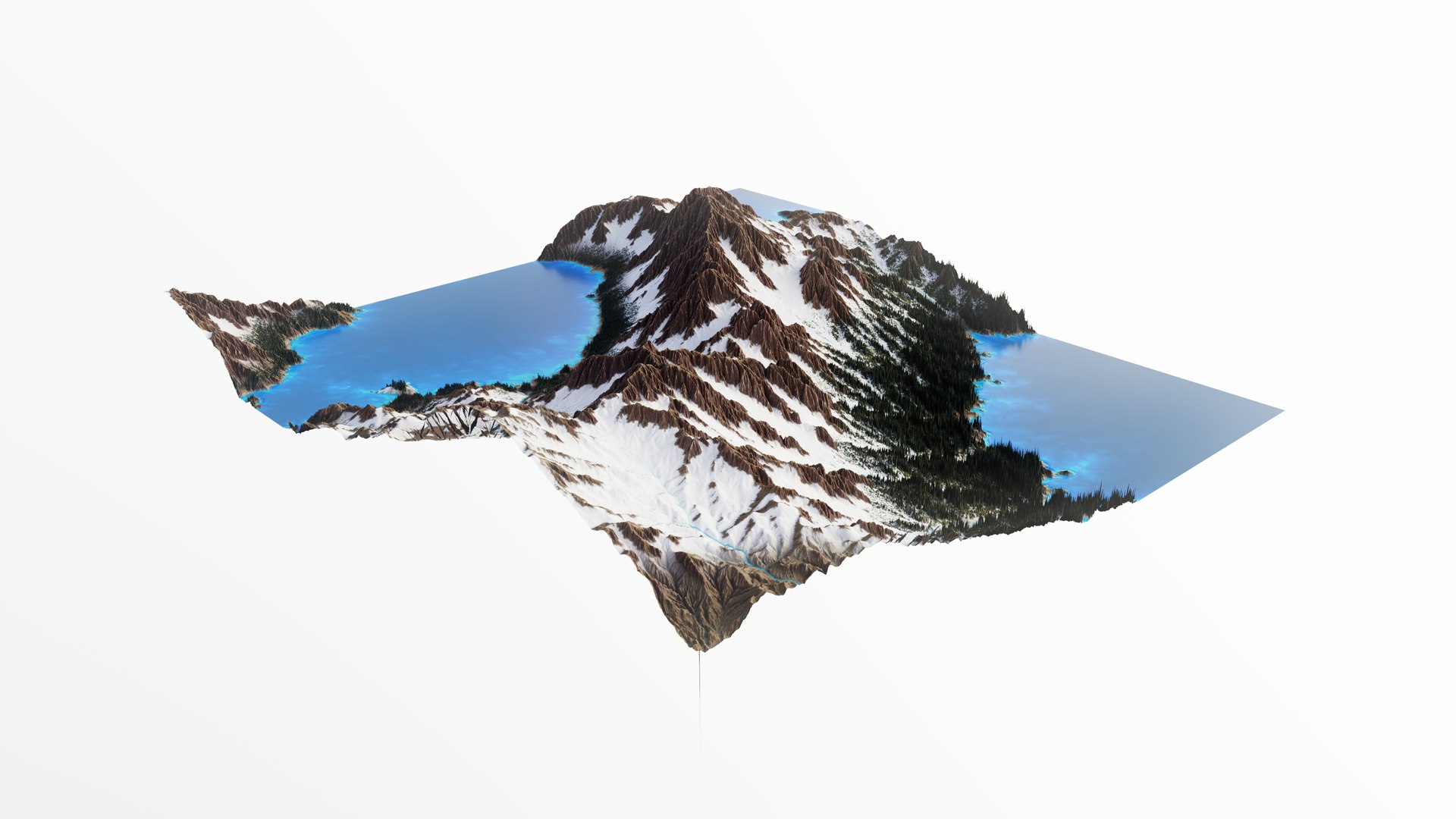 3D Model Hero Mountain - TurboSquid 2156138