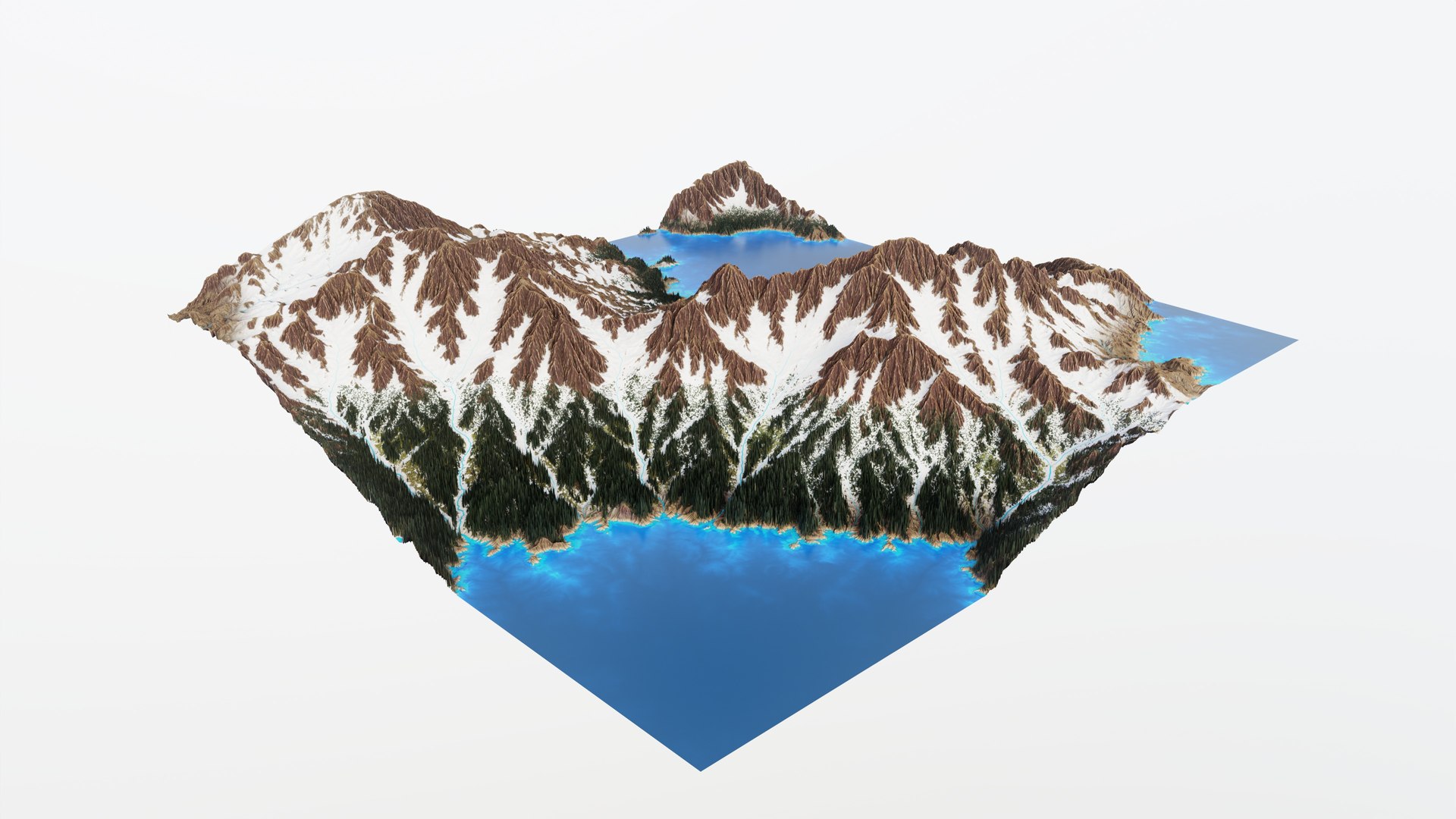 3D Model Hero Mountain - TurboSquid 2156138