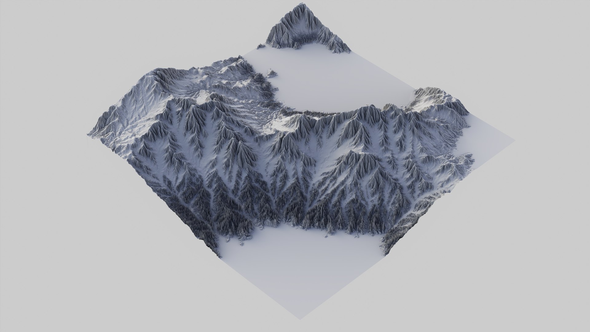 3D model Hero mountain - TurboSquid 2156138