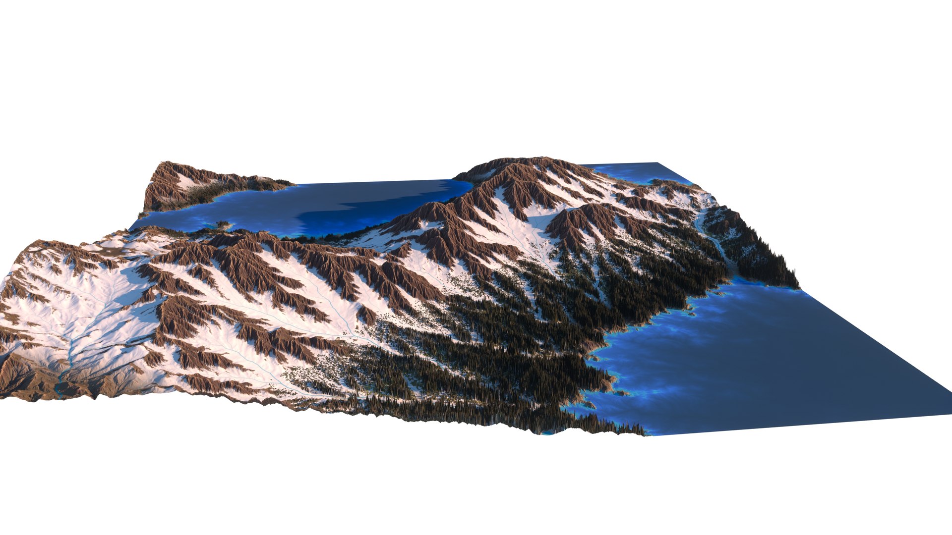 3D Model Hero Mountain - TurboSquid 2156138