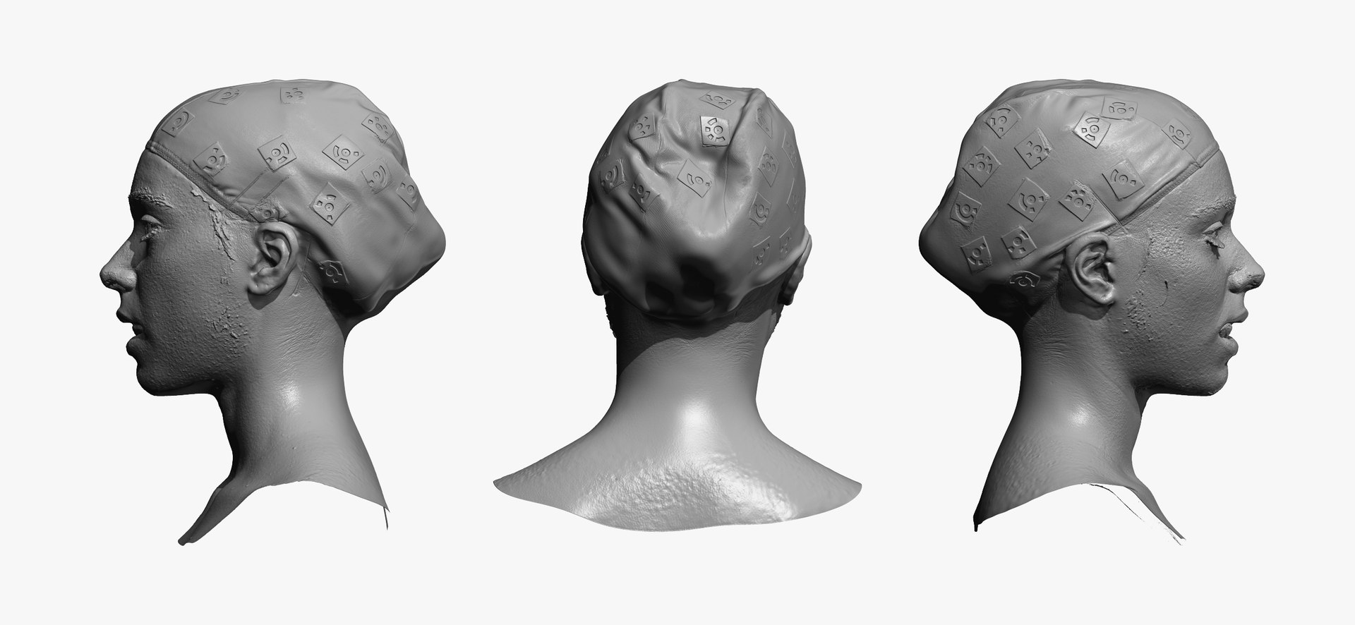 3D head human scan model - TurboSquid 1683654