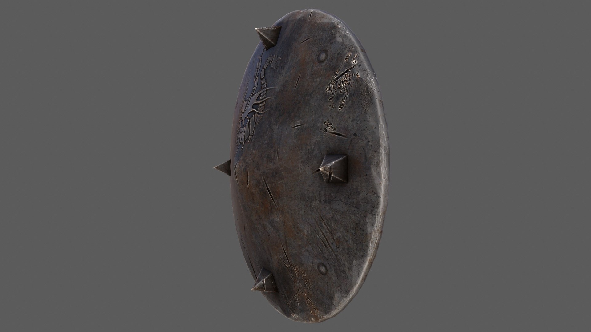 Shield Hammer Helmet 3d Model
