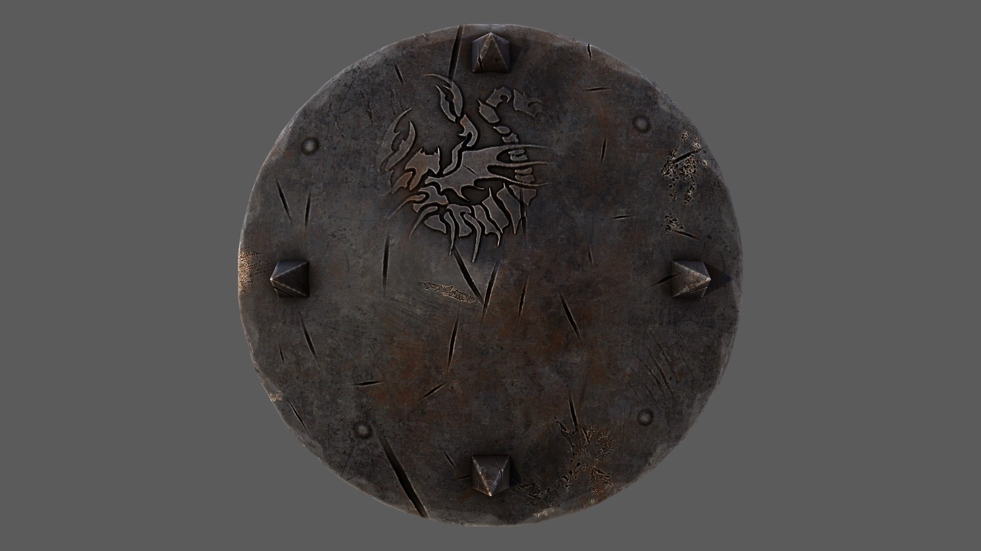 Shield Hammer Helmet 3d Model