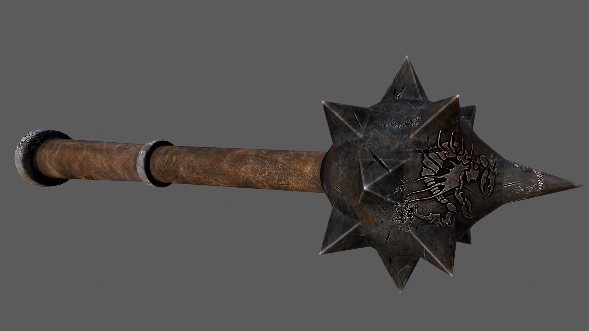 Shield Hammer Helmet 3d Model