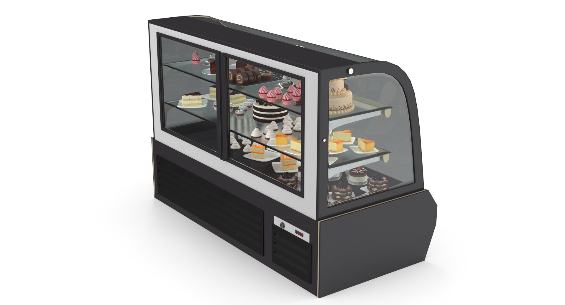 3D Showcase Cake Model - TurboSquid 1332027