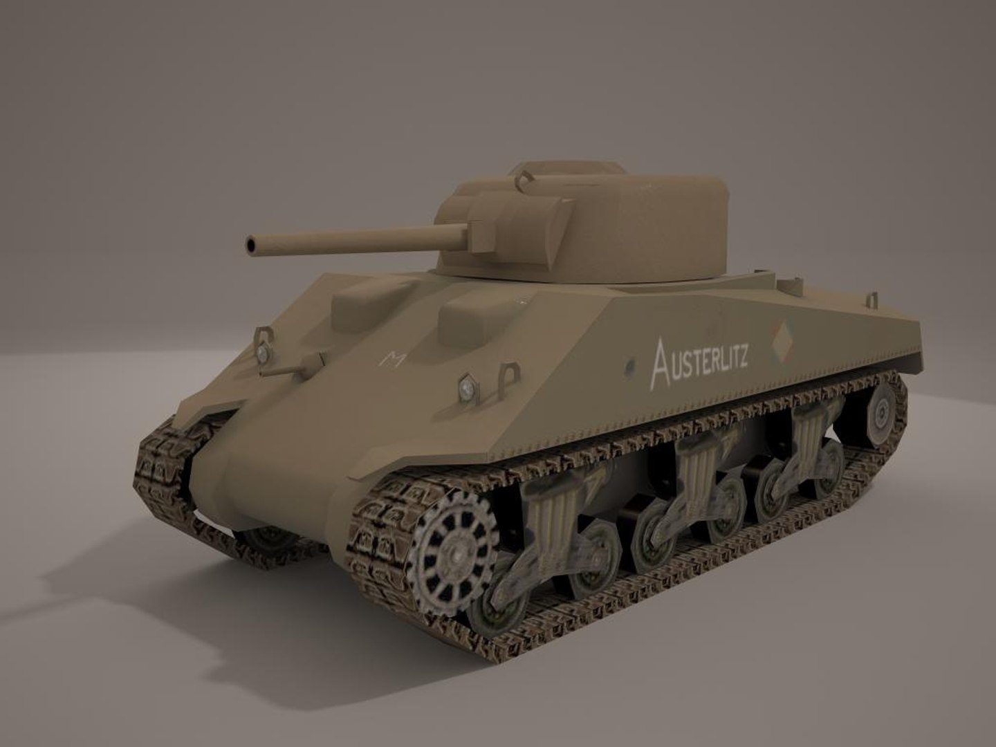Free Sherman 3d Model