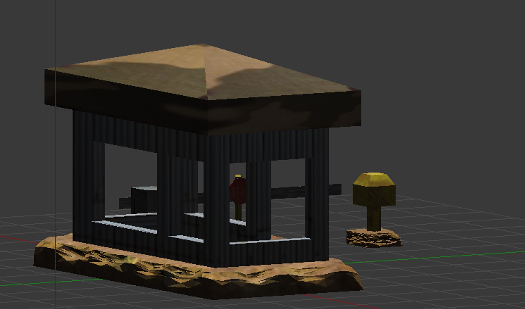Free Guard House 3d Model