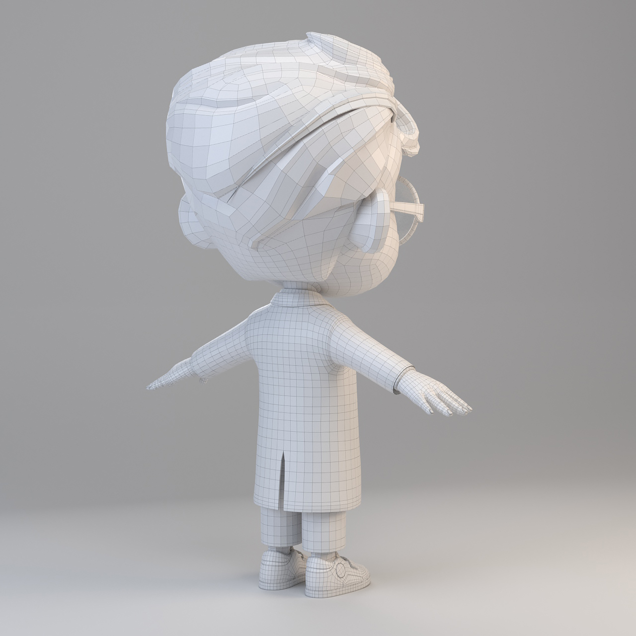 3D cartoon scientist boy - TurboSquid 1587117