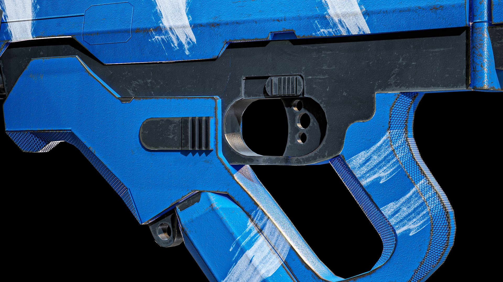 3D Sci-Fi SMG Gun PBR - TurboSquid 2420703