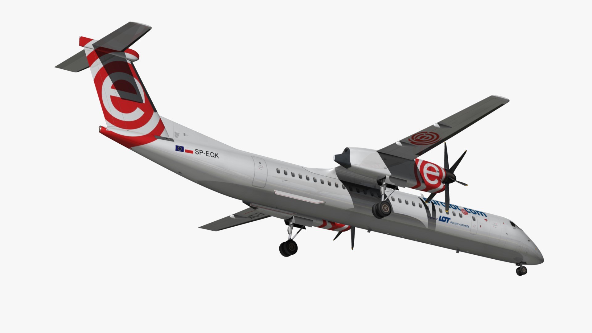 3D Model Bombardier Dash 8 Q400 | 1143134 | TurboSquid