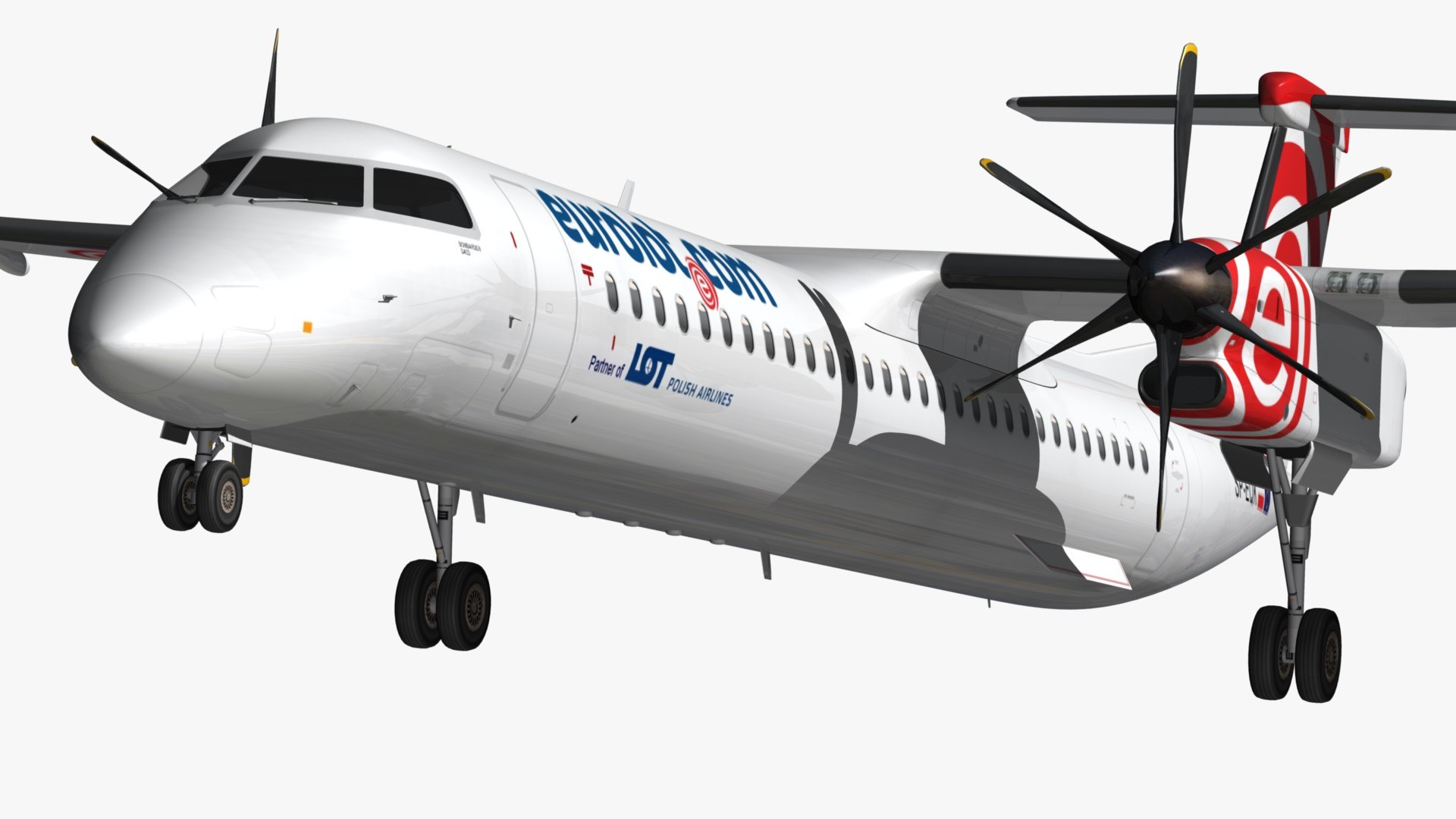 3D Model Bombardier Dash 8 Q400 | 1143134 | TurboSquid