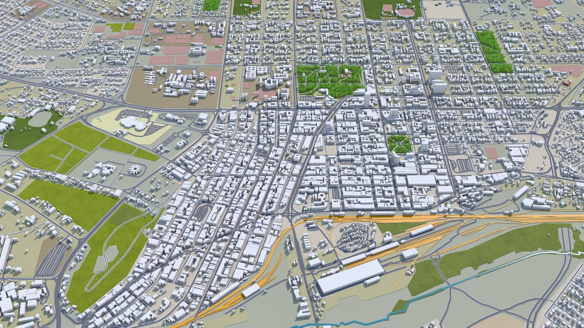 3D Harare Zimbabwe Model - TurboSquid 2090181