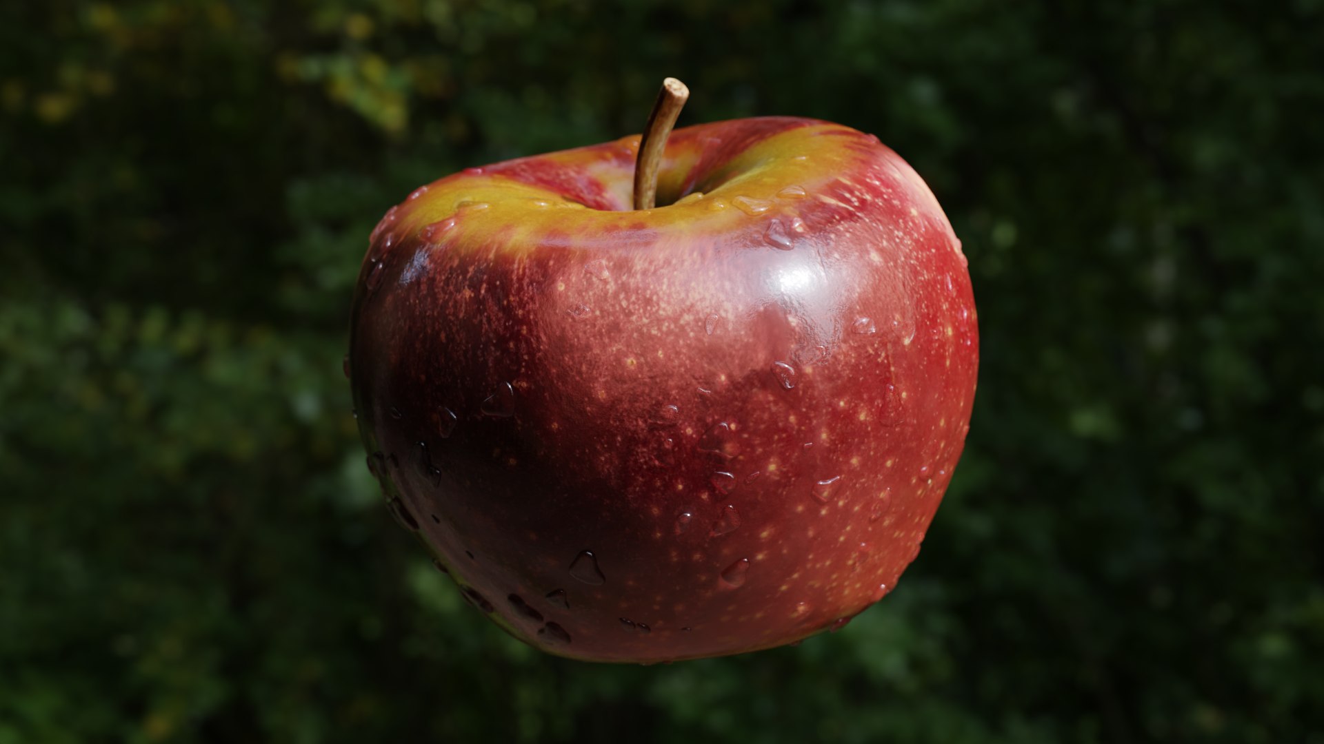 Realistic Apple Scene 3D Model - TurboSquid 2224367