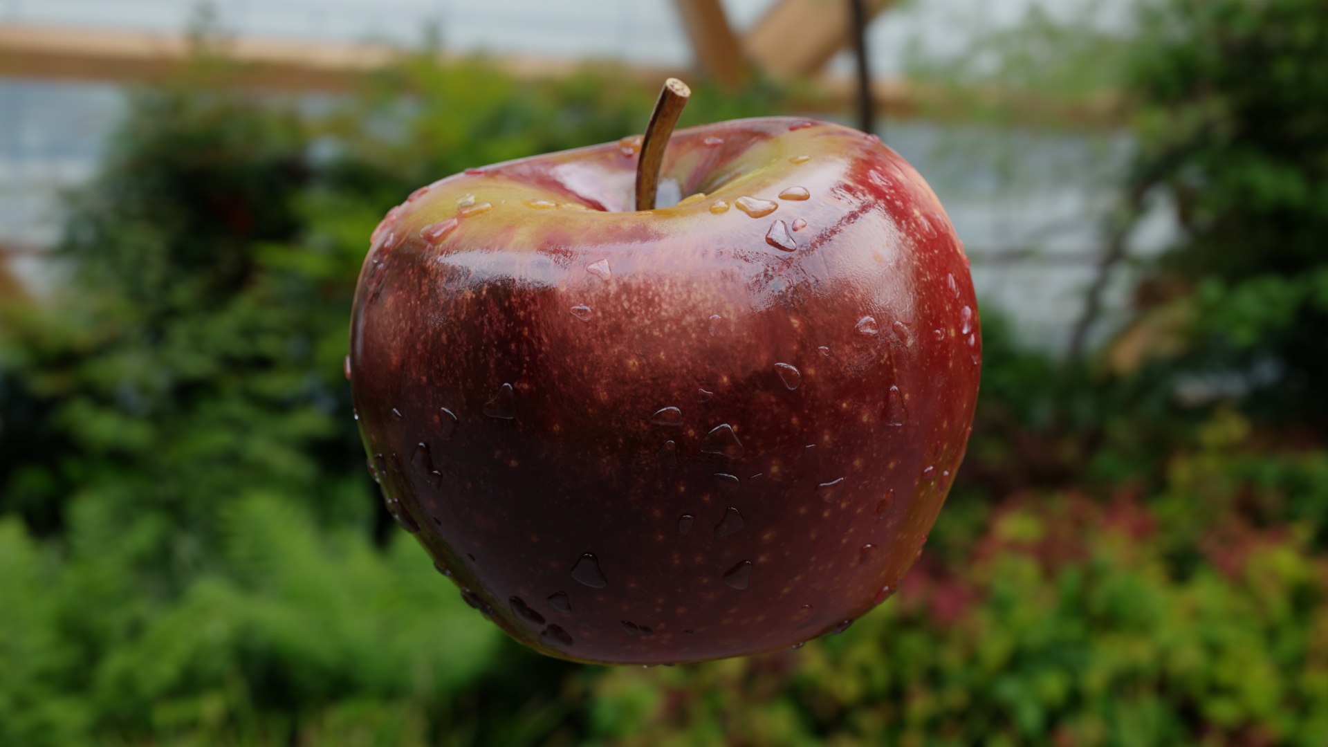 Realistic Apple Scene 3D Model - TurboSquid 2224367