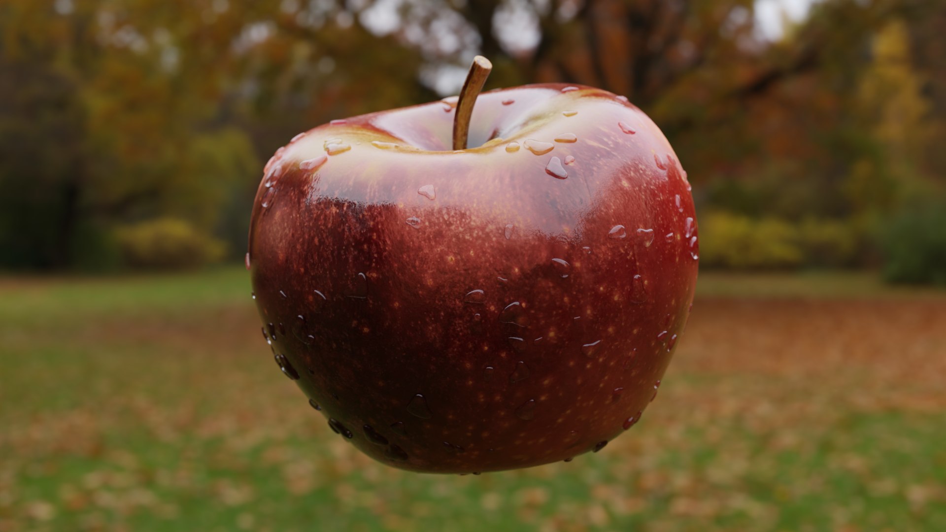Realistic Apple Scene 3D Model - TurboSquid 2224367
