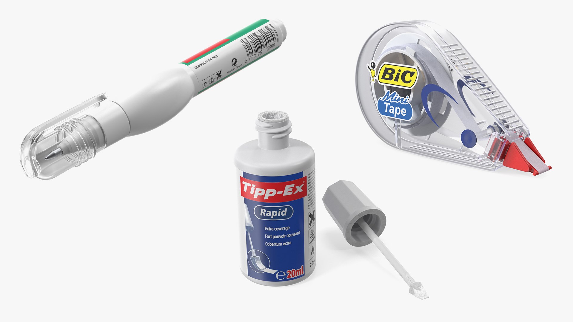 3D Correction Fluids Collection 2 - TurboSquid 1864981