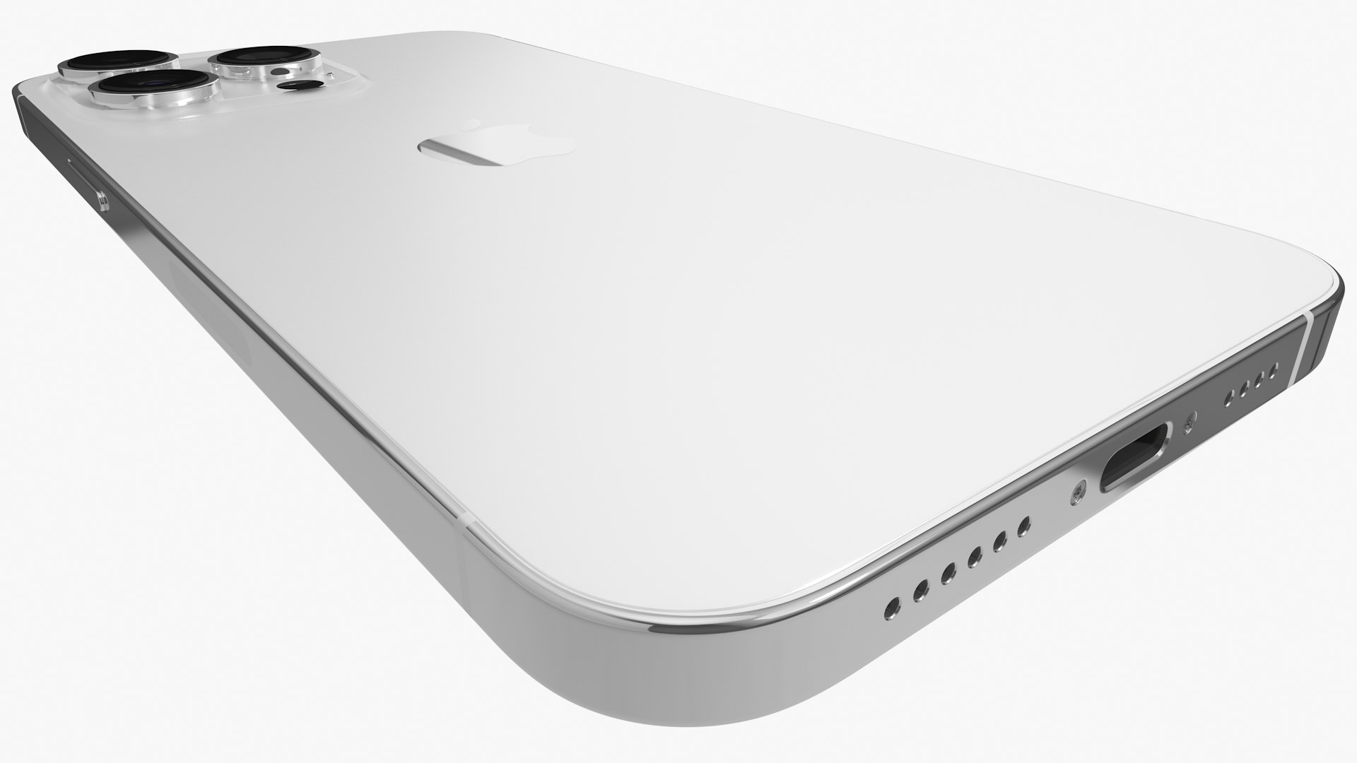 Apple IPhone 14 Pro Max Silver Model - TurboSquid 1958676