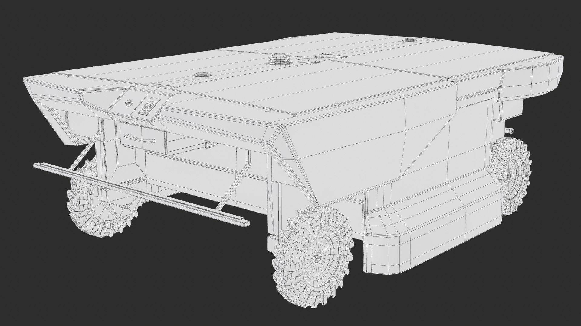AVO Autonomous Weeding Robot PBR 3D - TurboSquid 2043907